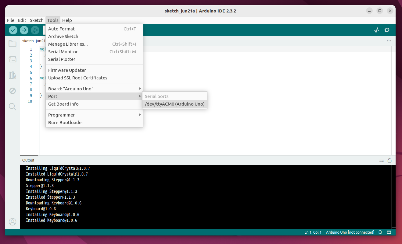 ubuntuでArduino IDE | ChoBits.com